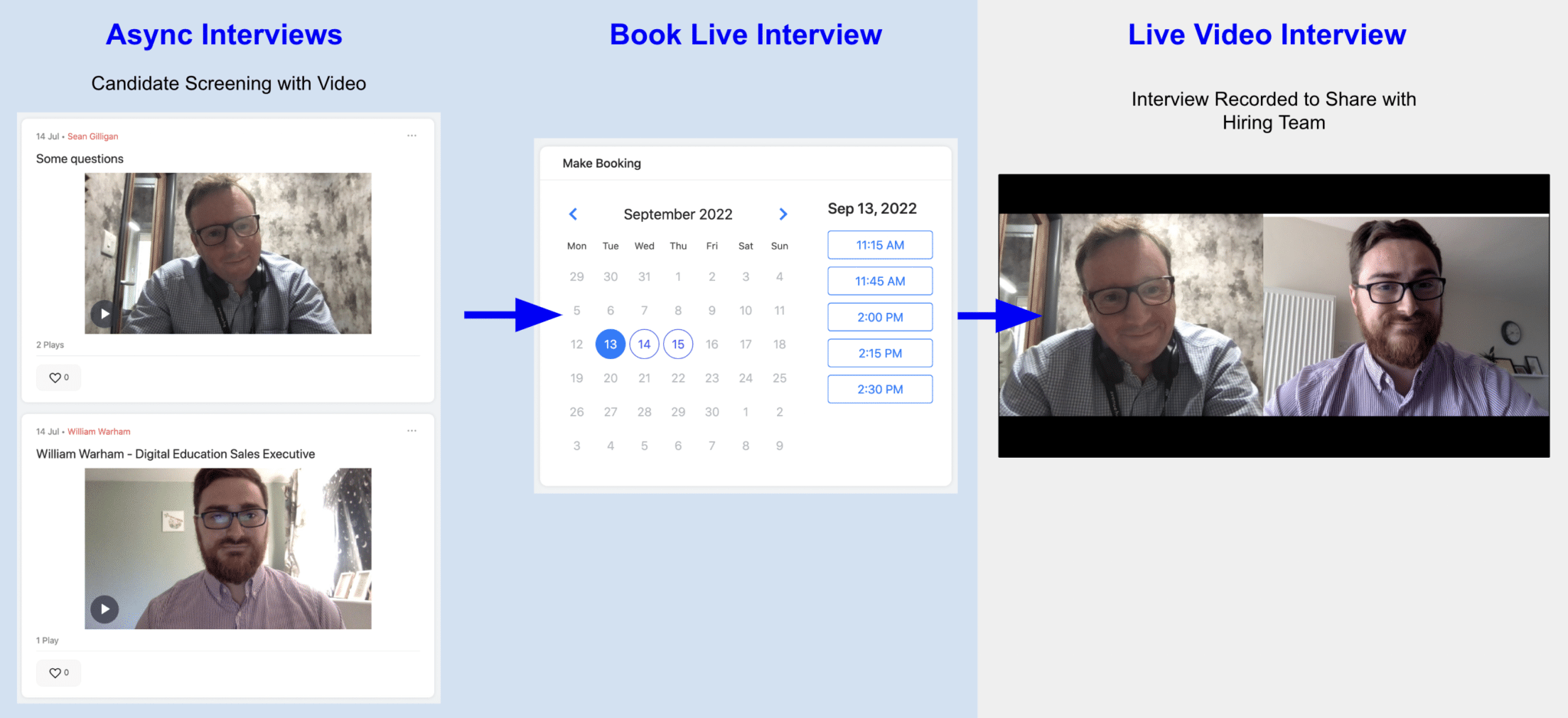 Hiring With Asynchronous Video Event Anywhere 